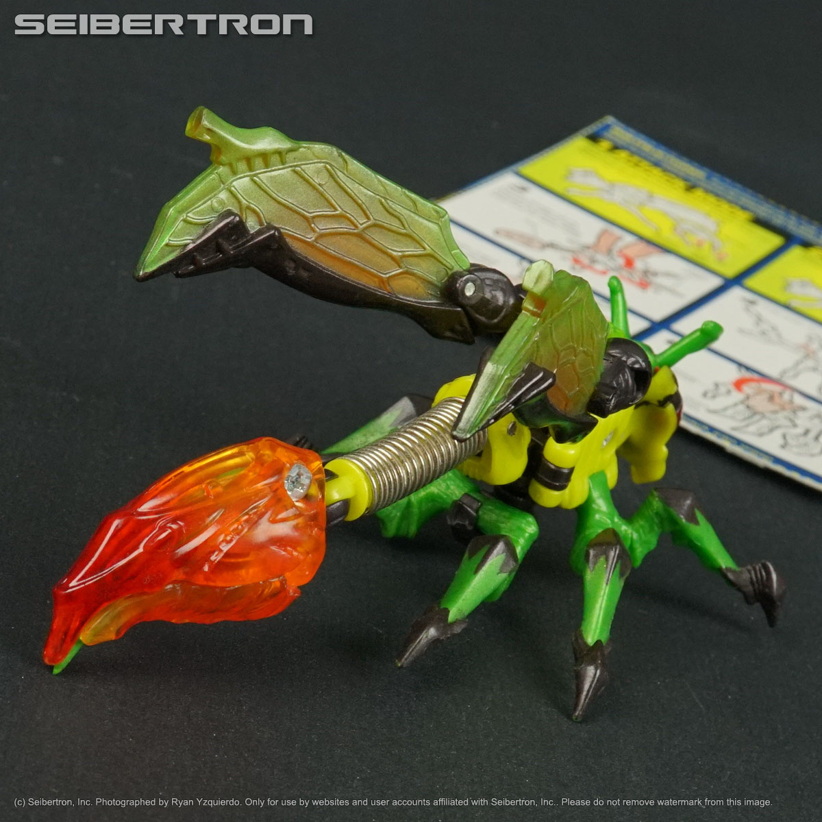 BUZZSAW Transformers Beast Machines Basic + instructions Hasbro 2000 ...