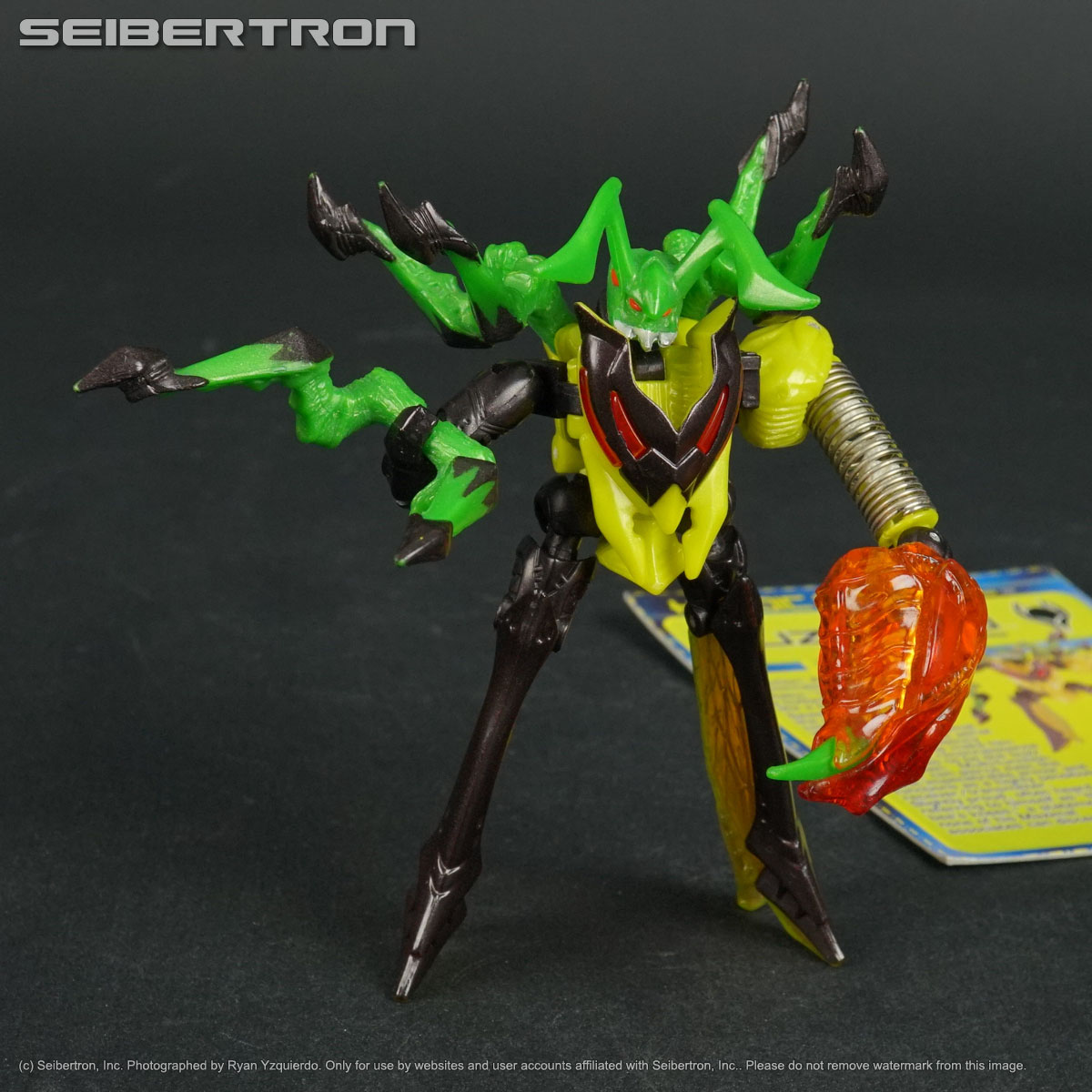 BUZZSAW Transformers Beast Machines Basic + tech spec Hasbro 2000 ...