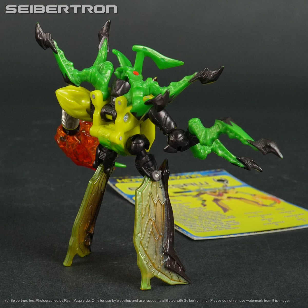 BUZZSAW Transformers Beast Machines Basic + tech spec Hasbro 2000 ...