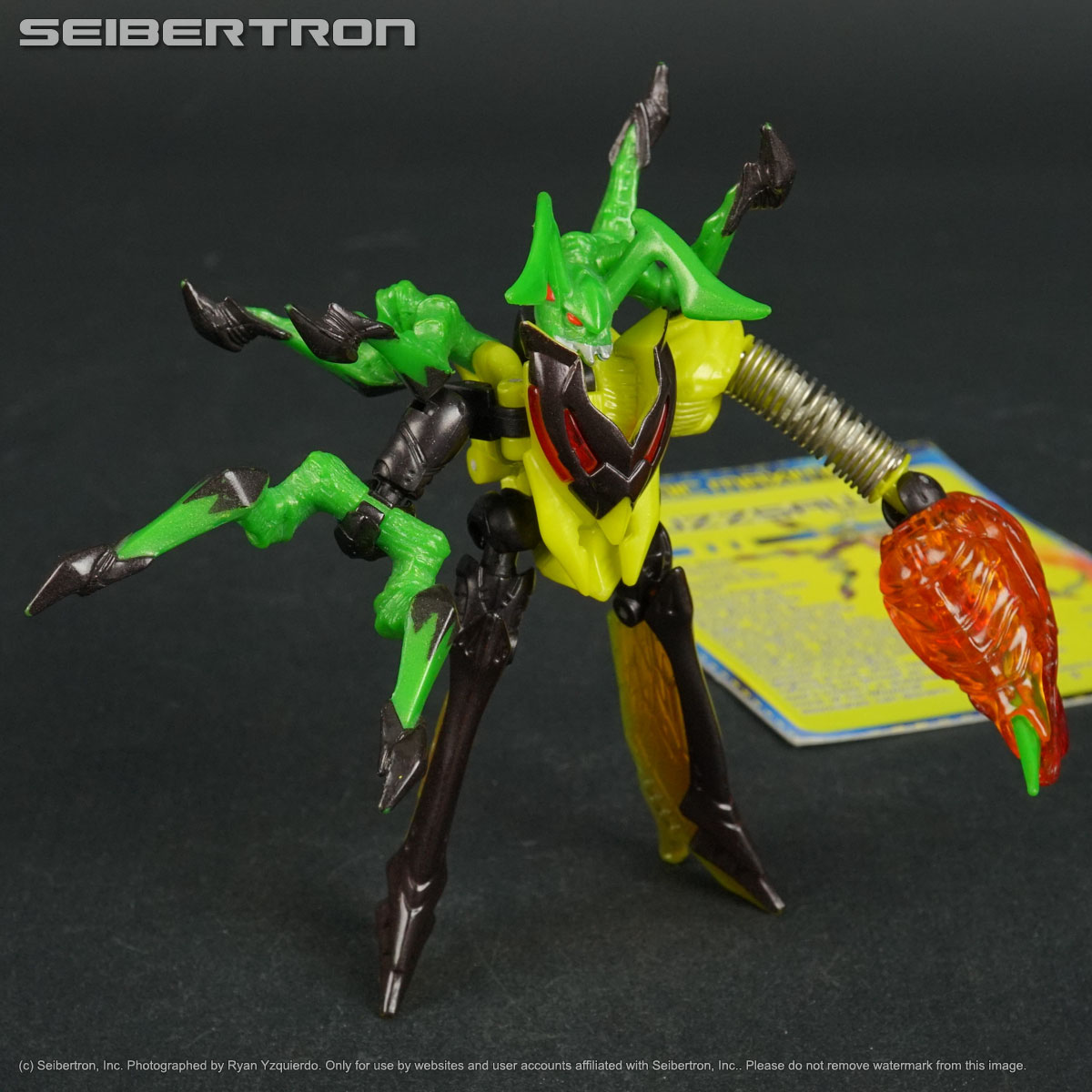 BUZZSAW Transformers Beast Machines Basic + tech spec Hasbro 2000 ...