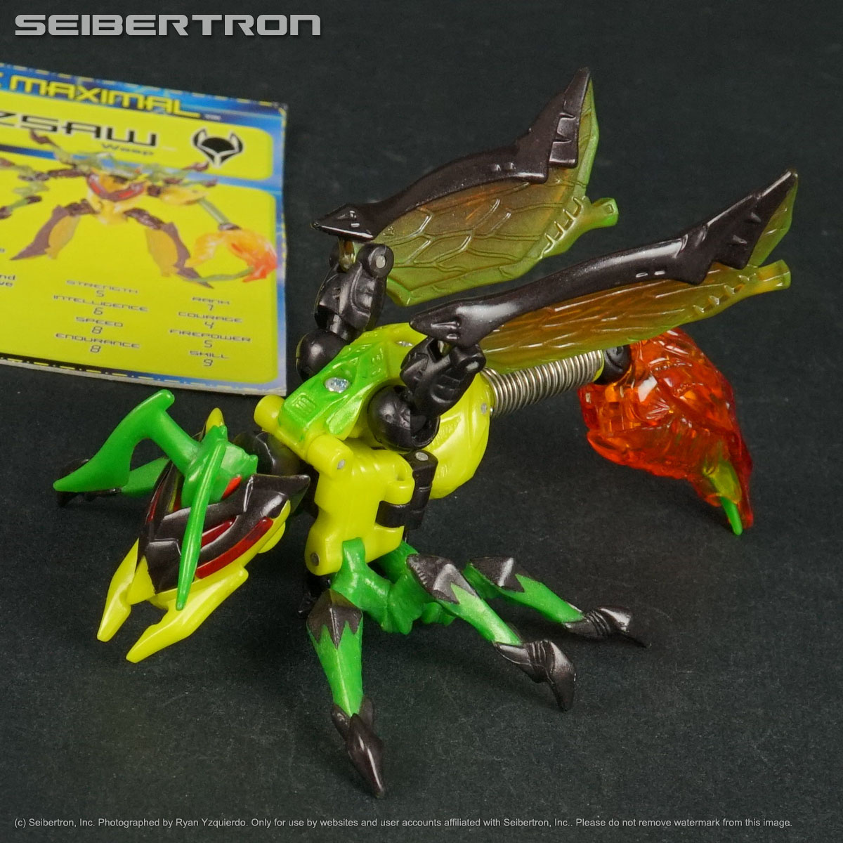 BUZZSAW Transformers Beast Machines Basic + tech spec Hasbro 2000 ...