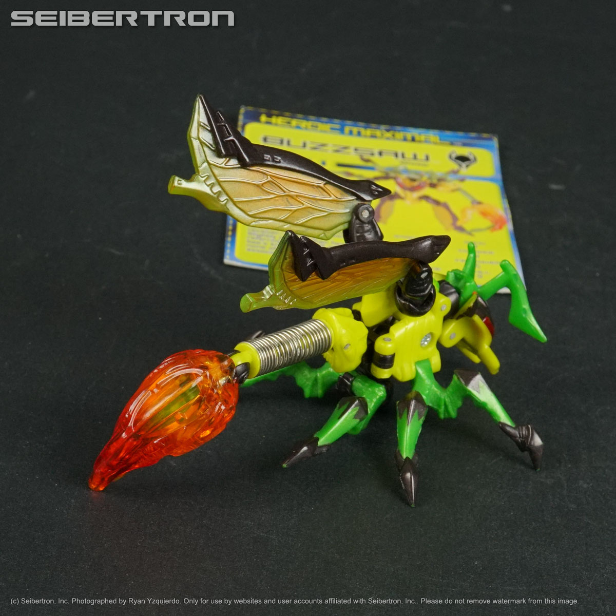BUZZSAW Transformers Beast Machines Basic + tech spec Hasbro 2000 ...