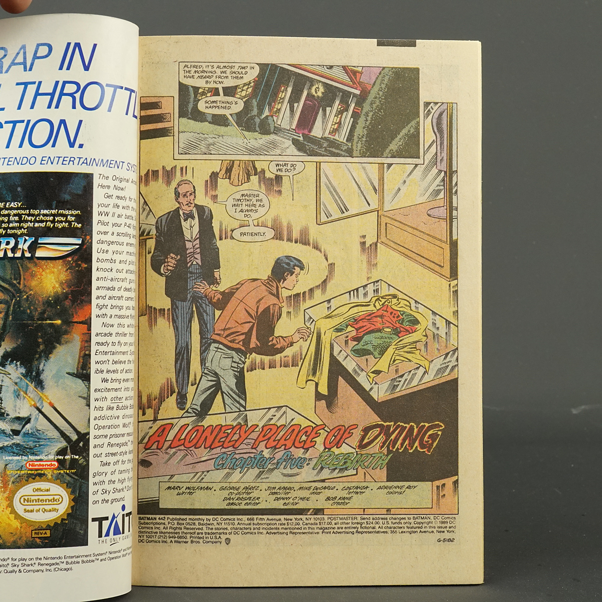 BATMAN #442 DC Comics 1989 (CA) Perez (W) Wolfman (A) Aparo 230915A ...