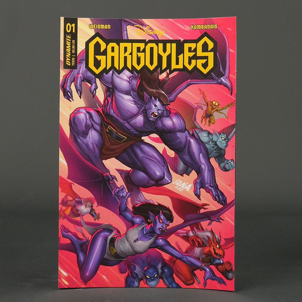 GARGOYLES #1 Cvr A Dynamite Comics 2022 Disney OCT220542 1A (CA ...