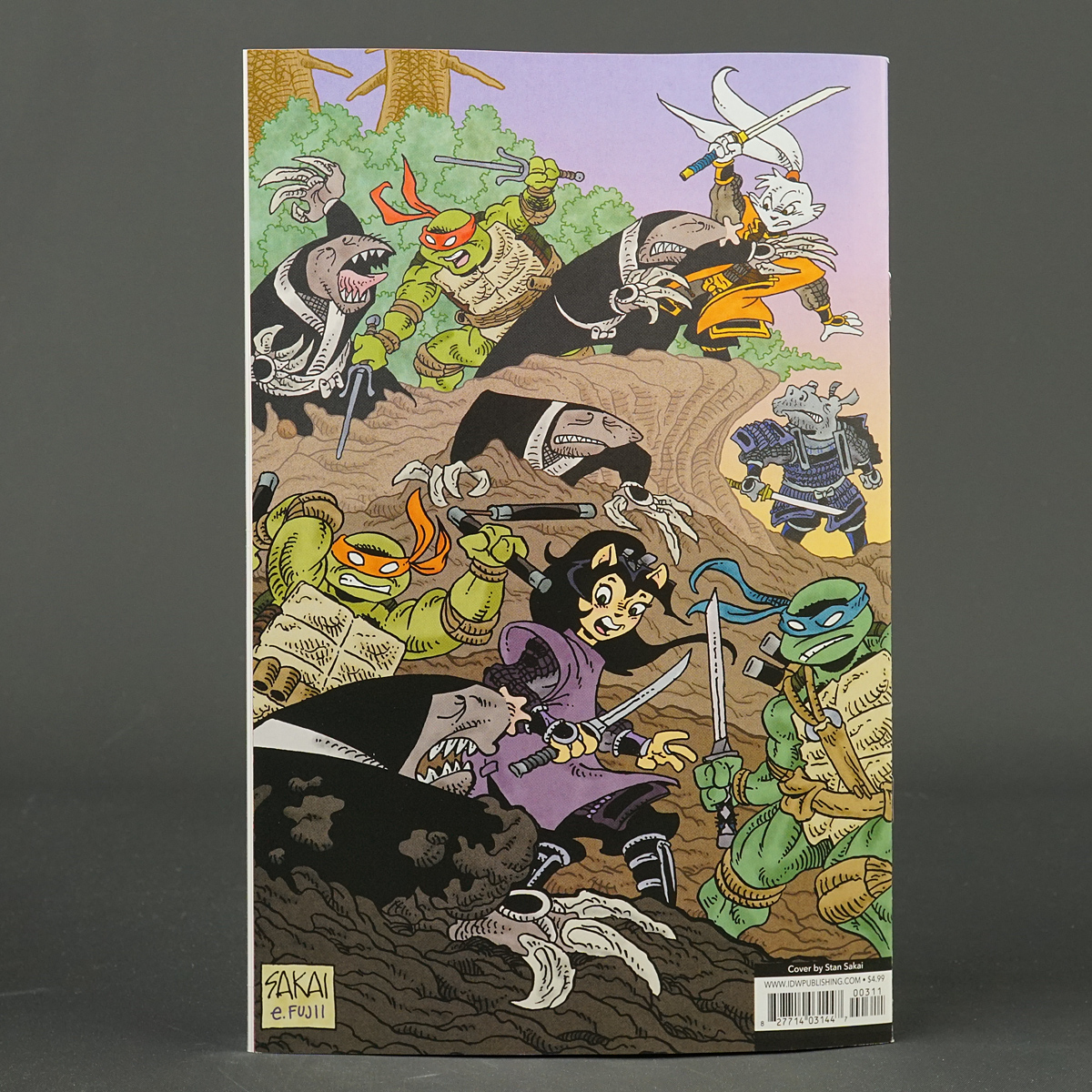TMNT + USAGI YOJIMBO WHEREWHEN #3 Cvr A IDW Comics 2023 MAR231663 3A ...
