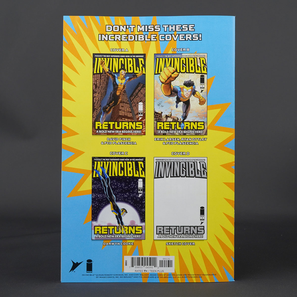 INVINCIBLE RETURNS #1 Facsimile Cvr C Image Comics 2026 0126IM0308 1C ...
