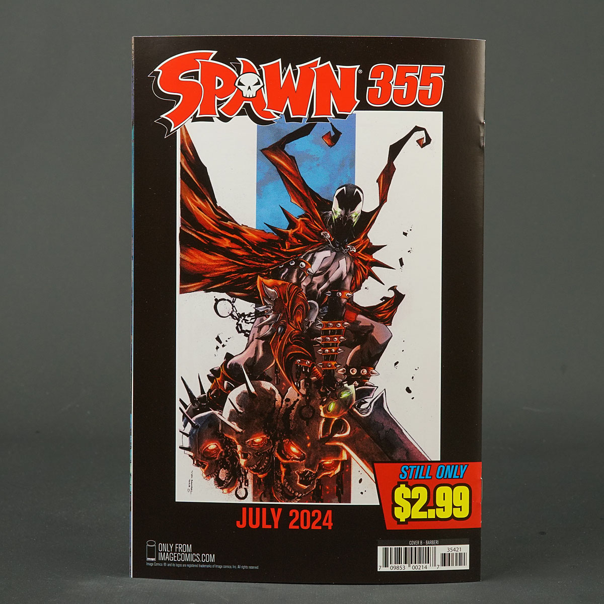 SPAWN #354 Cvr B Image Comics 2024 0324IM287 354B (CA) Barberi (W ...
