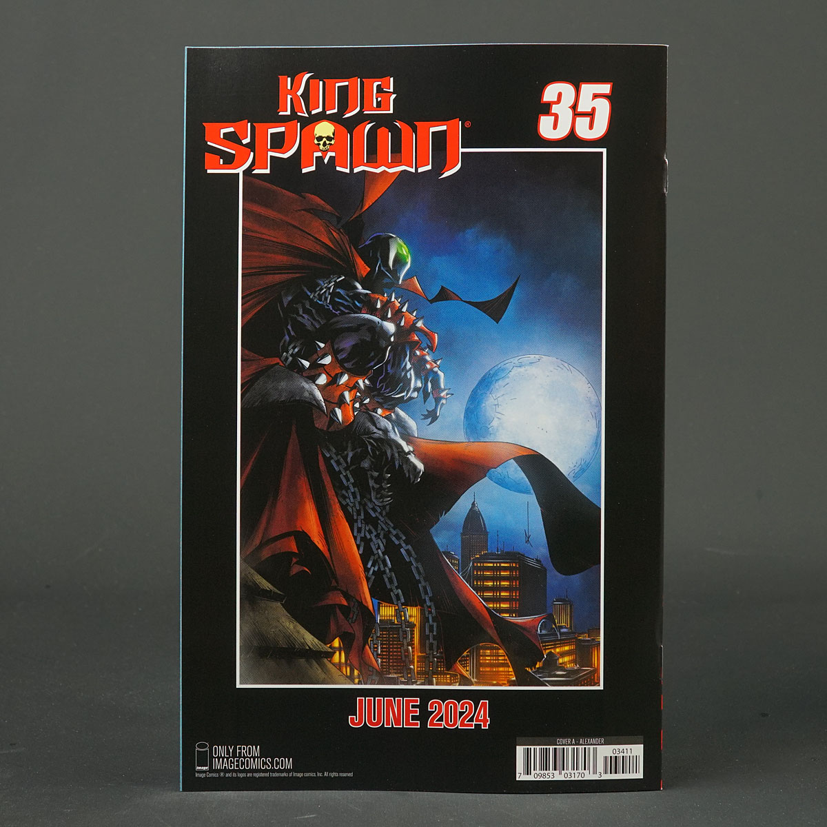 KING SPAWN #34 Cvr A Image Comics 0324IM253 34A (A/CA) Alexander (W ...