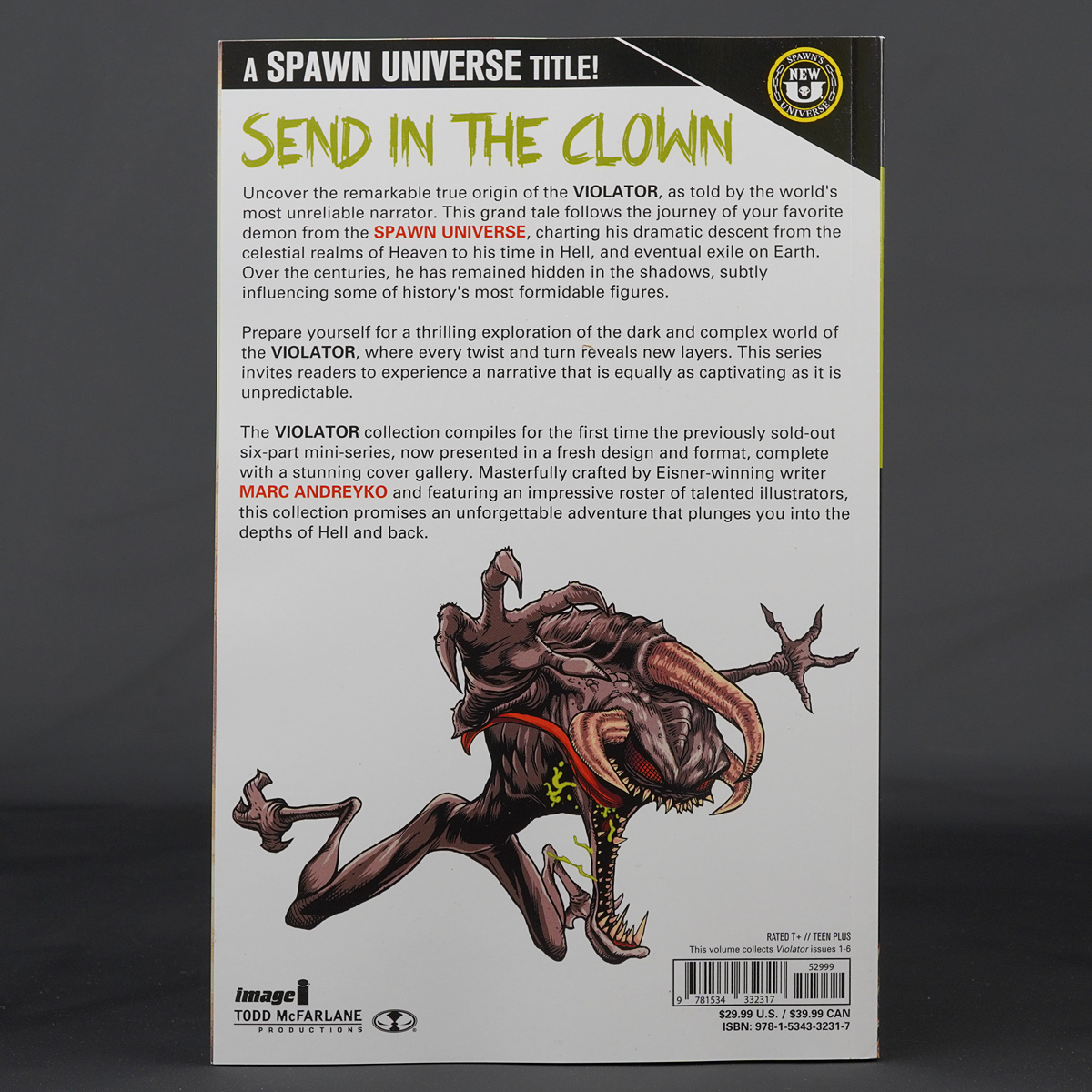 Spawn VIOLATOR (2024) TPB Image Comics 2026 0226IM0514 TP (CA) Kowalski ...