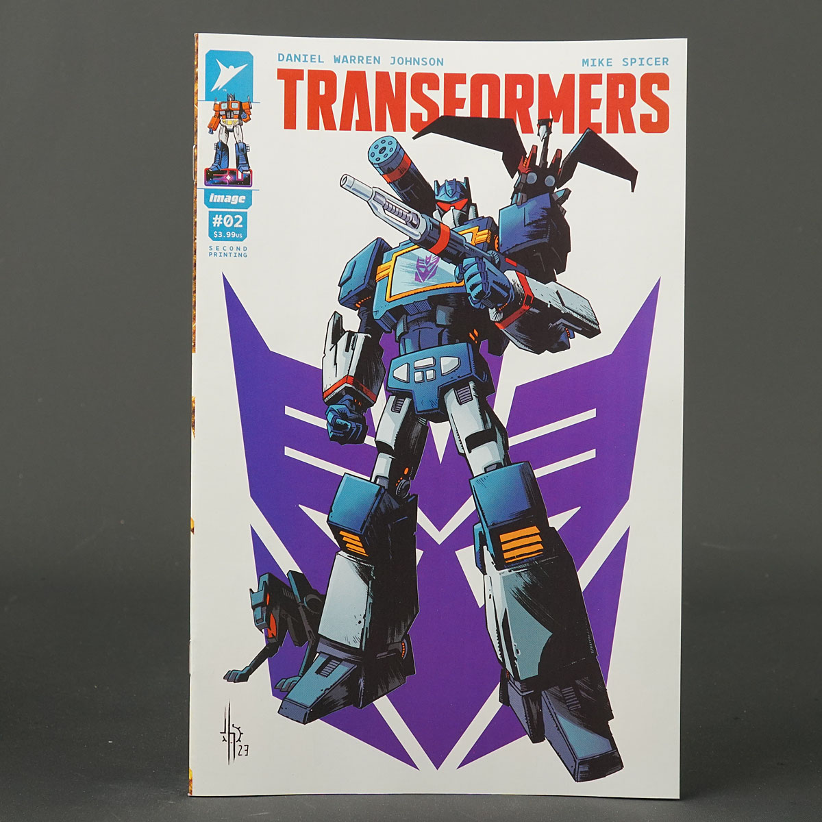 TRANSFORMERS #2 2nd ptg Cvr B Soundwave Image Comics 2023 1123IM824 (CA ...