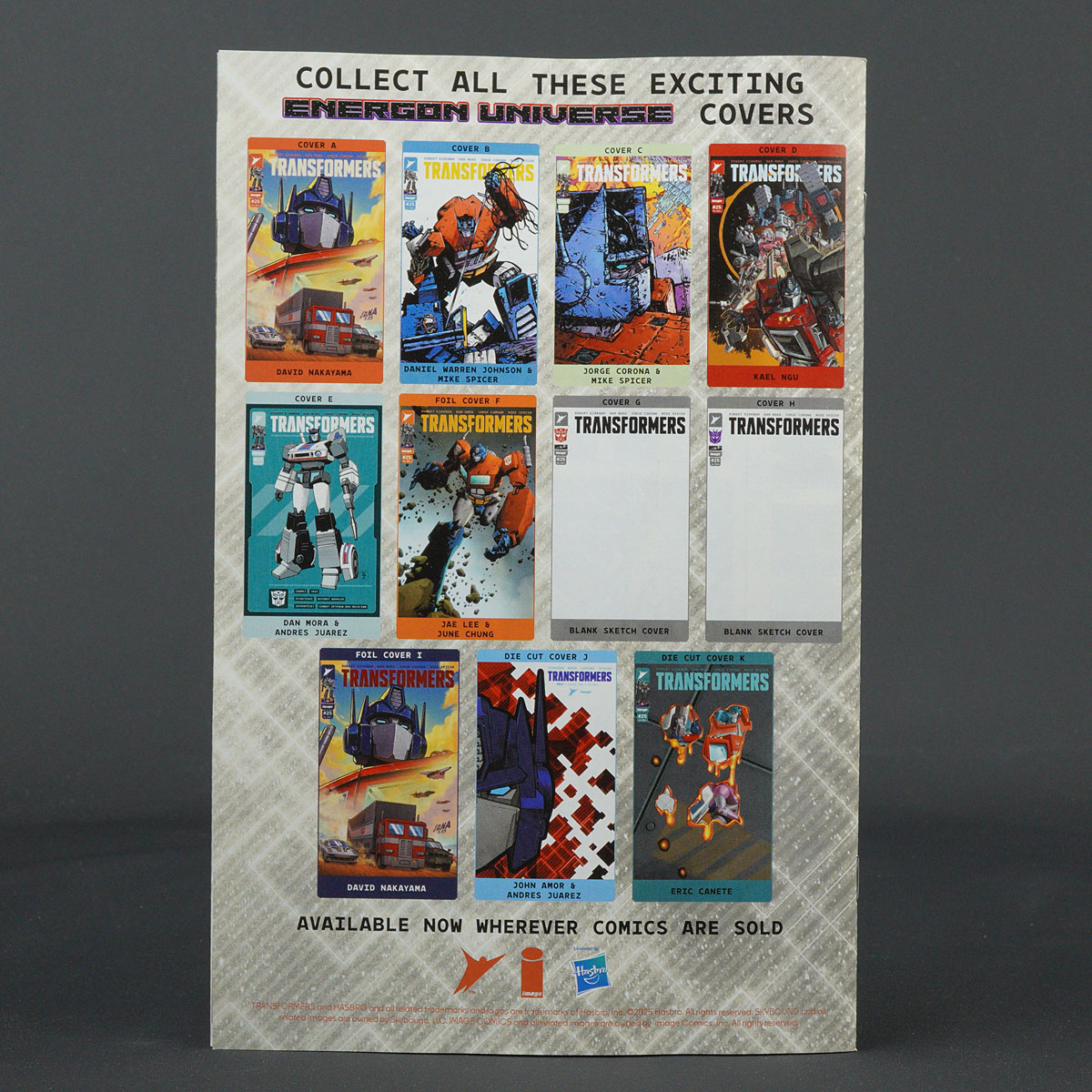 TRANSFORMERS #25 Cvr C Image Comics 2025 0825IM0265 25C (CA) Corona ...