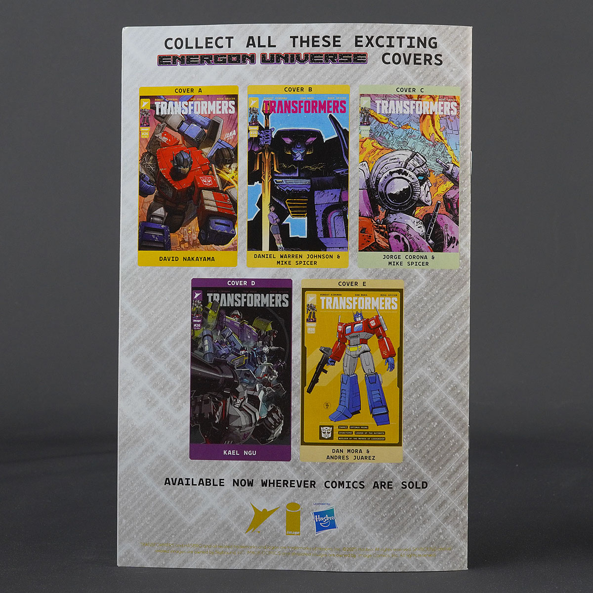 TRANSFORMERS #26 Cvr C Image Comics 2025 0925IM0415 26C (CA) Corona