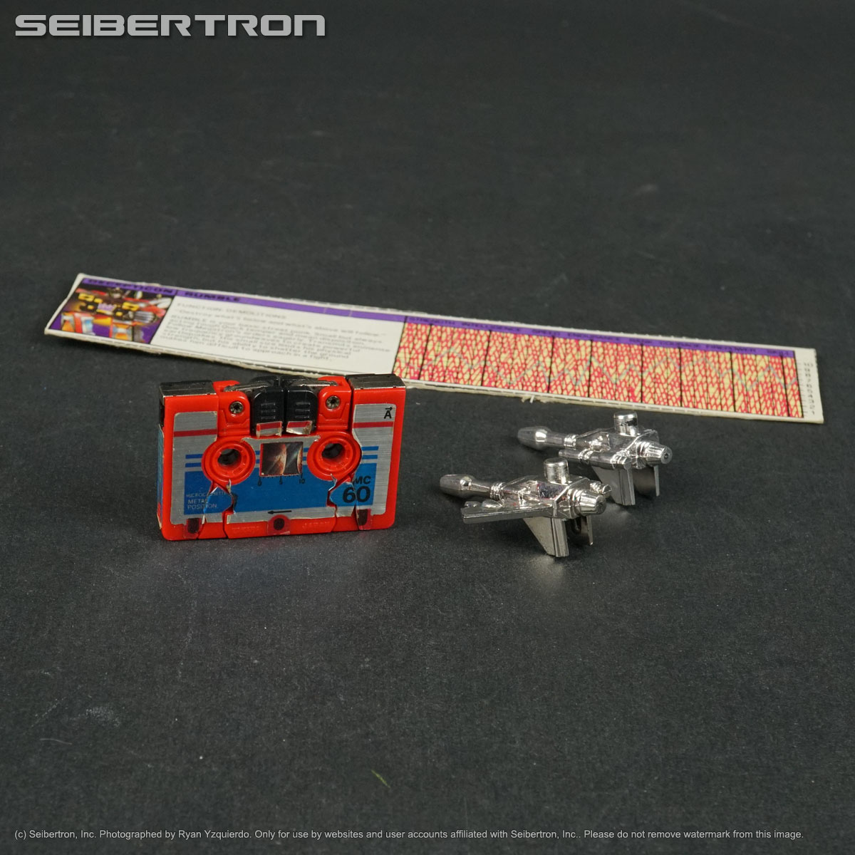 RUMBLE Transformers G1 Cassettes complete pre-rub +tech spec Hasbro ...