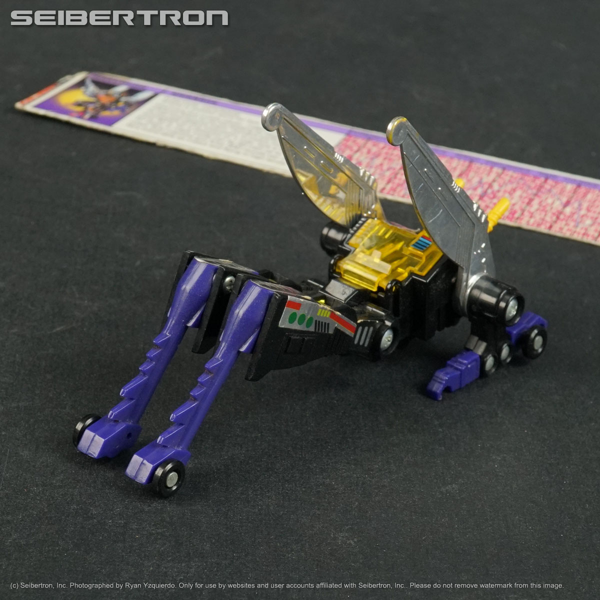KICKBACK Transformers G1 Insecticons complete + tech specs Hasbro 1985 ...