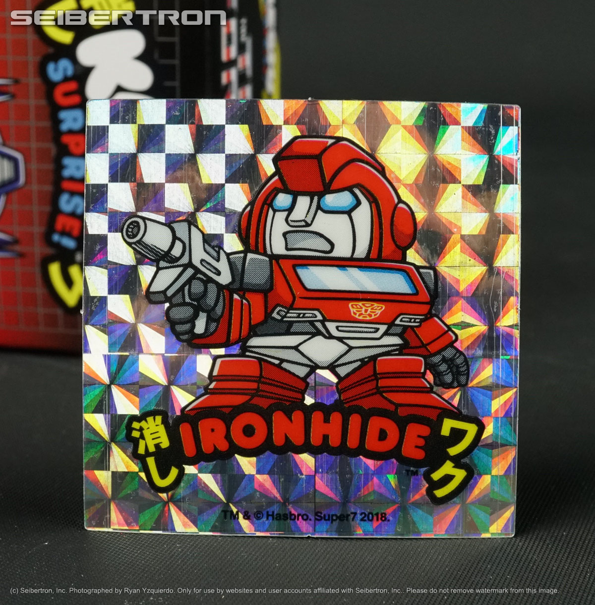 IRONHIDE (Blue) Transformers Super7 Keshi Surprise Autobot Series Decoy ...