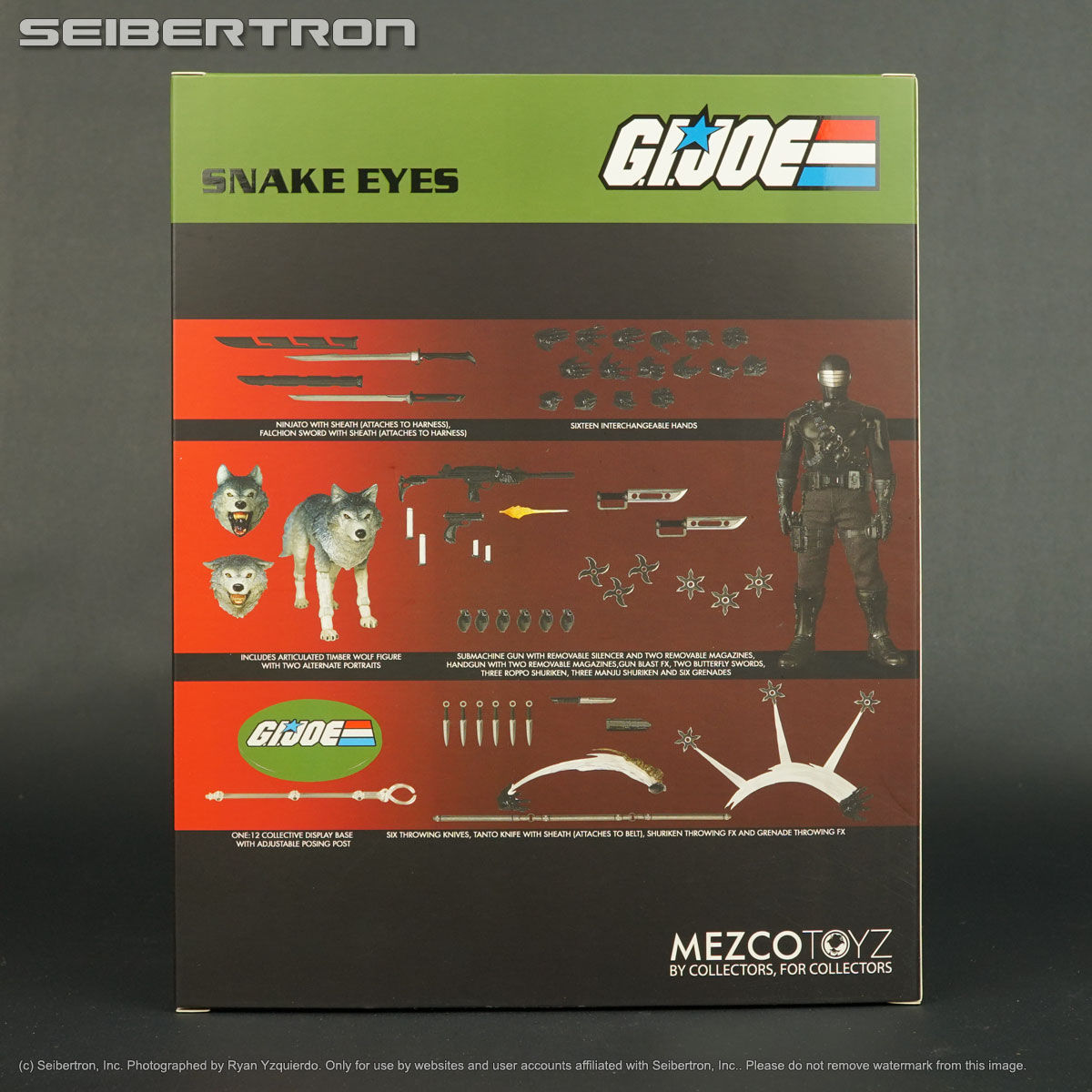 ONE:12 Collective GI Joe SNAKE EYES + TIMBER 6" Action Figure Mezco ...