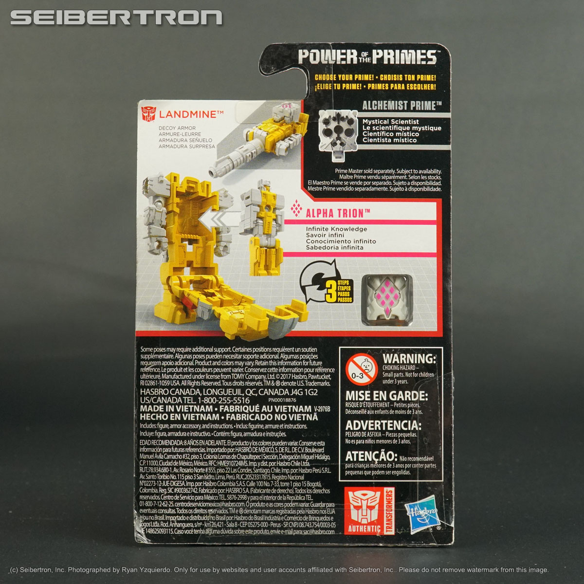 ALPHA TRION LANDMINE Transformers Power Primes Prime Master POTP 2018 ...