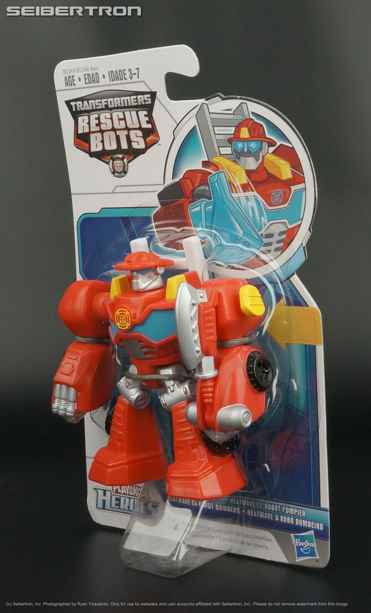 Feature Bot HEATWAVE FIRE BOT action figure Transformers Rescue Bots ...