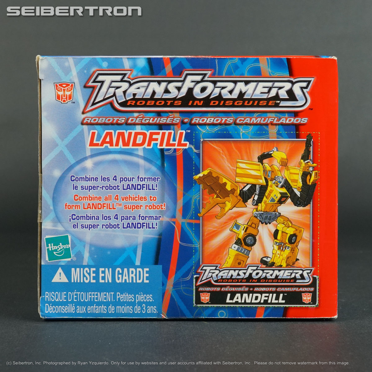 LANDFILL set Transformers RID Robots In Disguise Wal-Mart yellow Hasbro ...