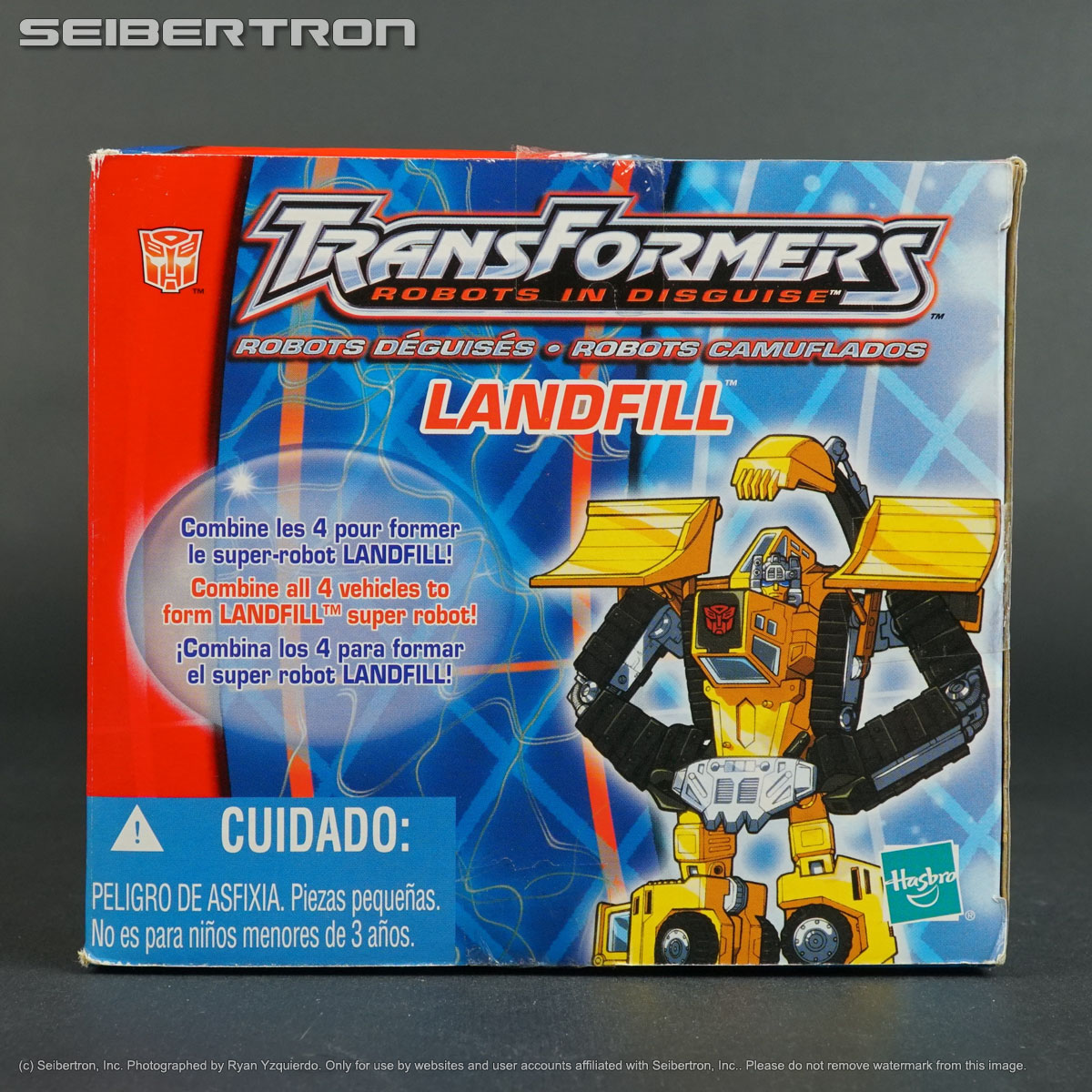 LANDFILL set Transformers RID Robots In Disguise Wal-Mart yellow Hasbro ...