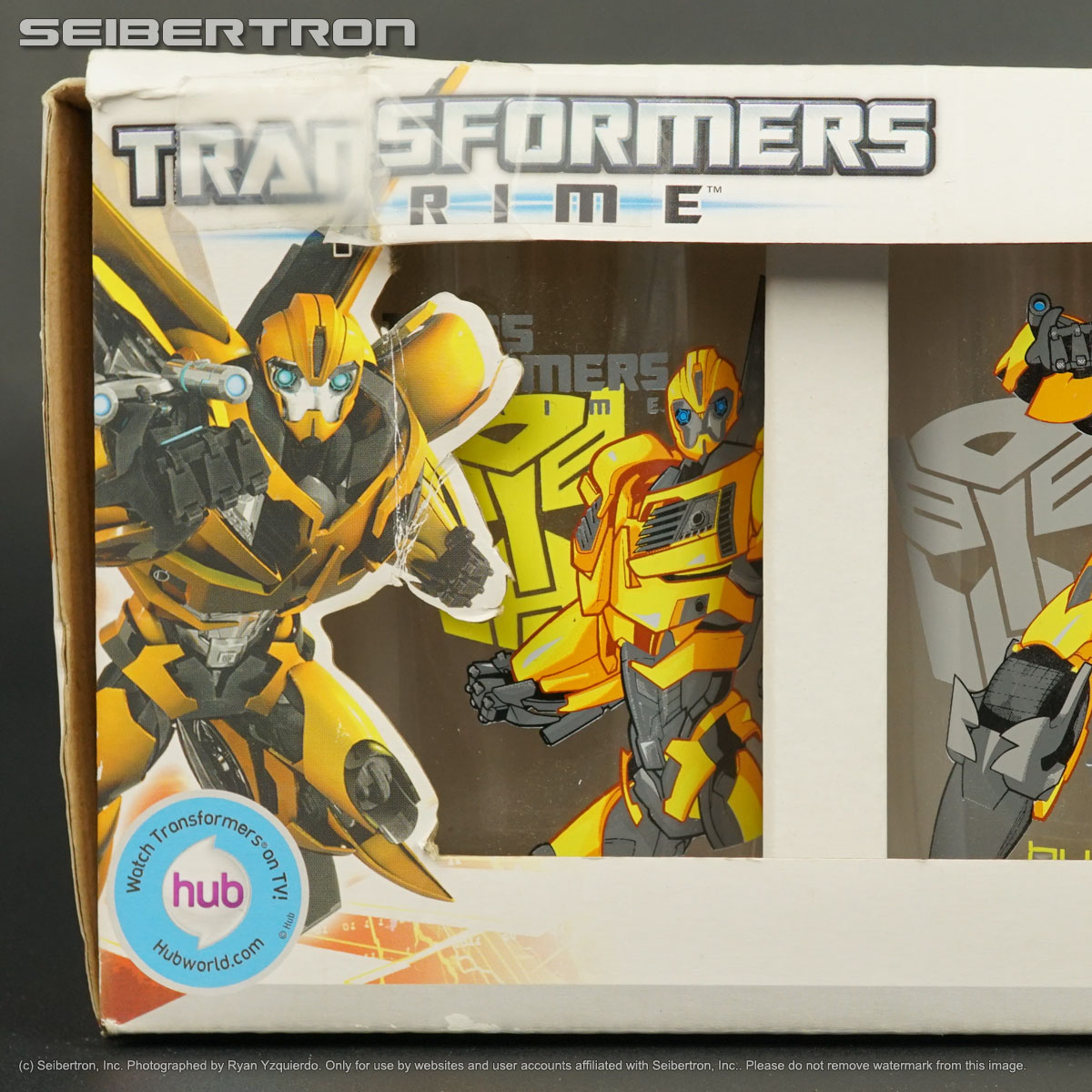 Transformers Prime Glassware Set of 4 8oz Glasses Optimus Prime ...