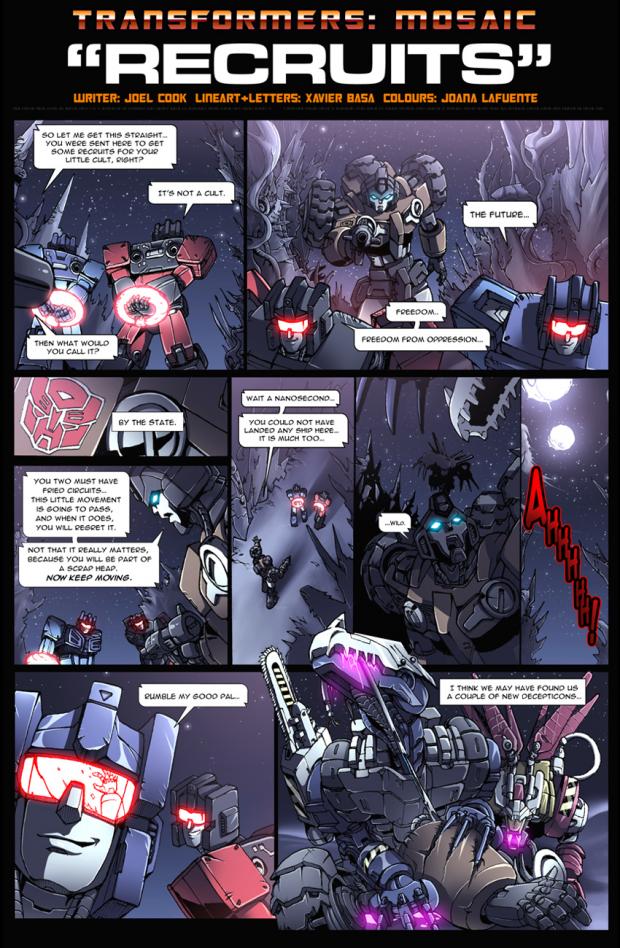 Transformers: Mosaic - Recruits Eotb