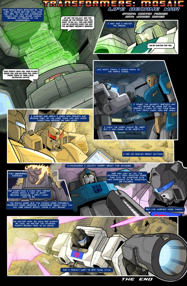 Transformers: Mosaic - Life Became War Eotb