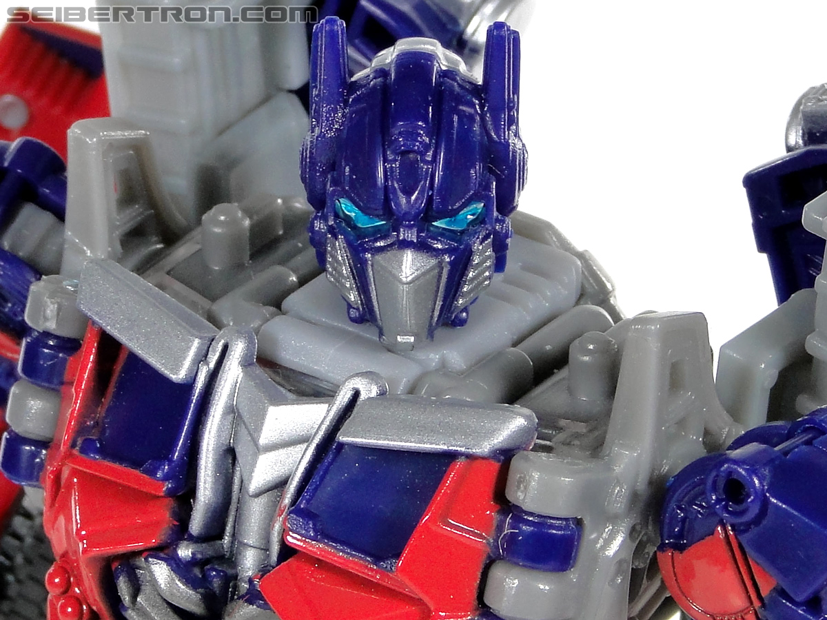 Transformers Dark of the Moon Optimus Prime with Mechtech Trailer Toy ...