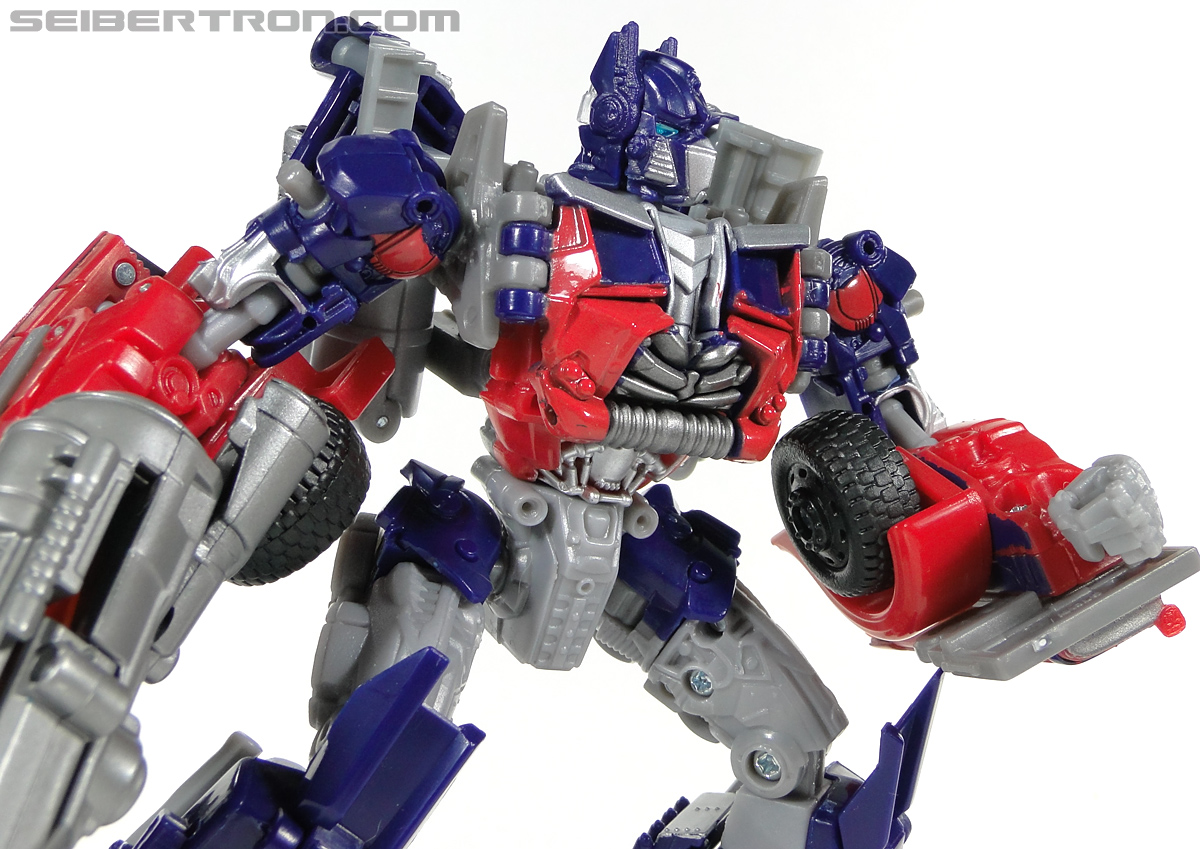 Transformers Dark of the Moon Optimus Prime with Mechtech Trailer Toy ...