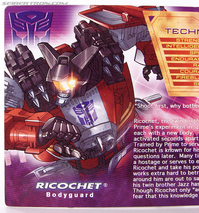Transformers Convention & Club Exclusives Ricochet (Shattered Glass ...