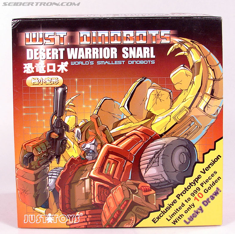 Smallest Transformers Snarl (Prototype) (Prototype Desert Warrior) Toy ...